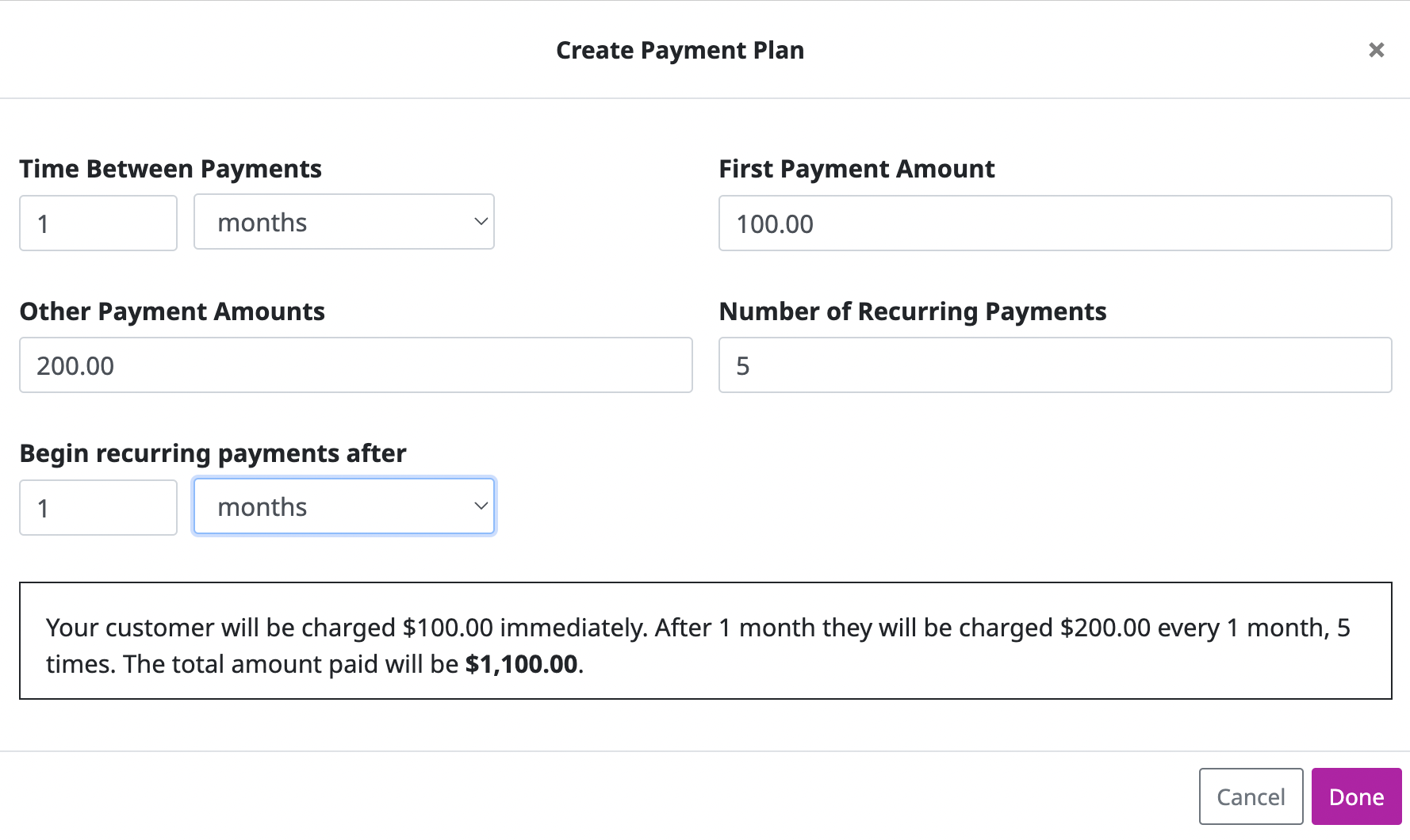 Payment Plans – OfferingTree Support
