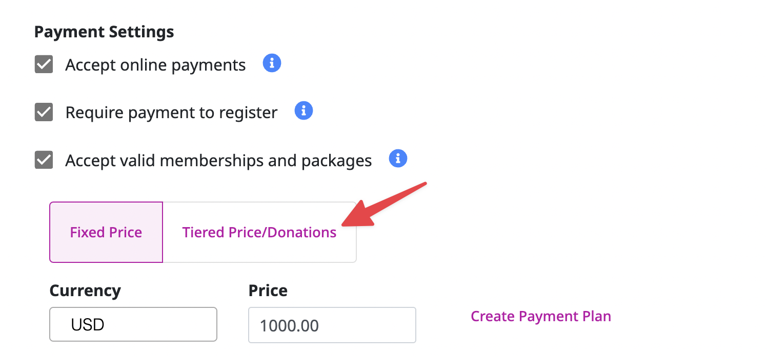 Payment Plans – OfferingTree Support