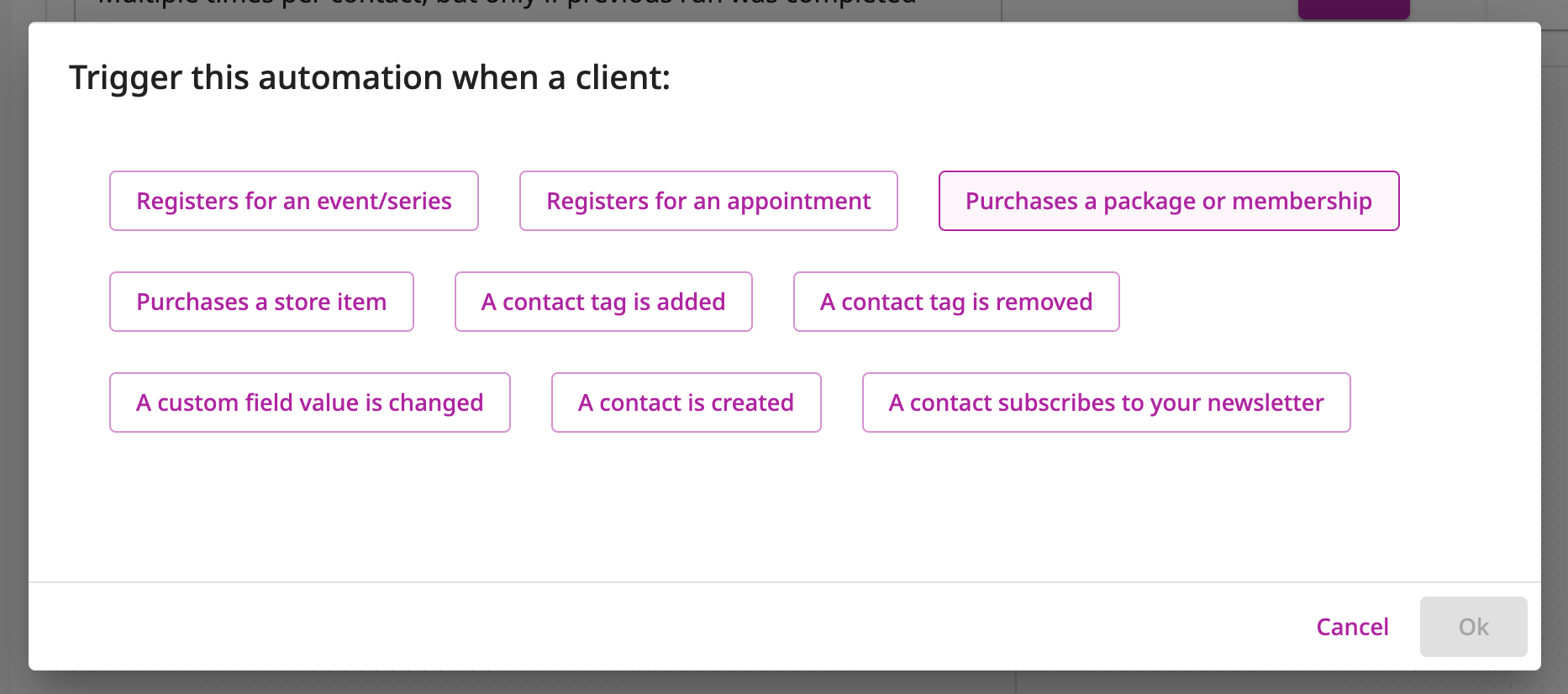 Automation Triggers Offeringtree Support 2757