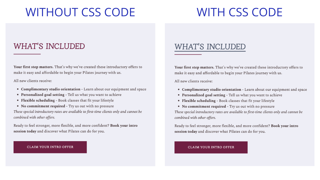 Using Animations and CSS on Custom Pages – OfferingTree Support